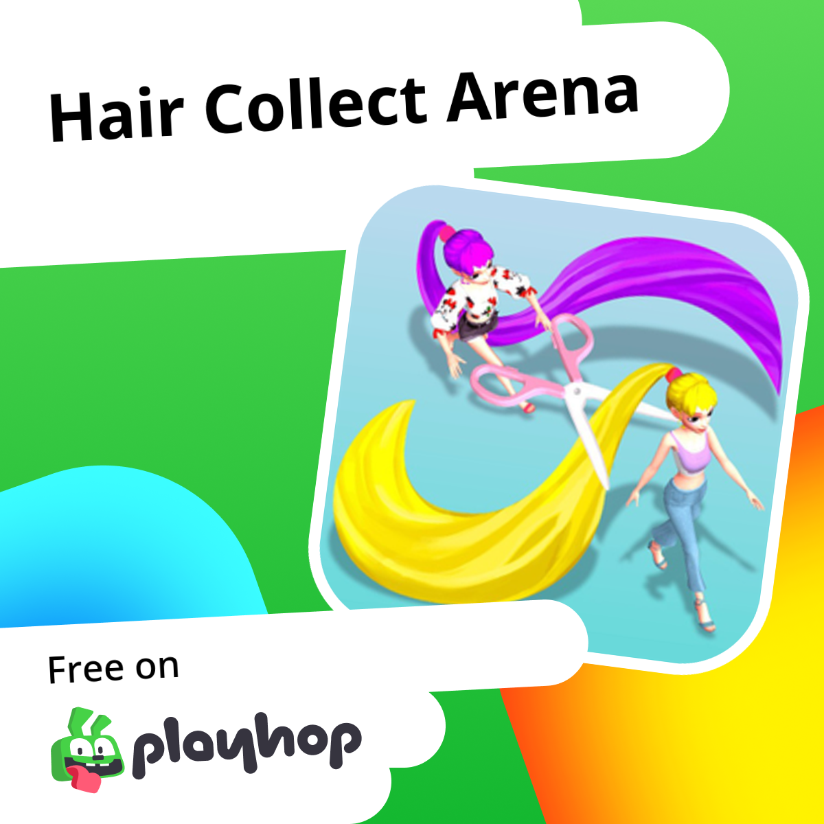 Hair Collect Arena: به صورت رایگان آنلاین در Playhop بازی کنید
