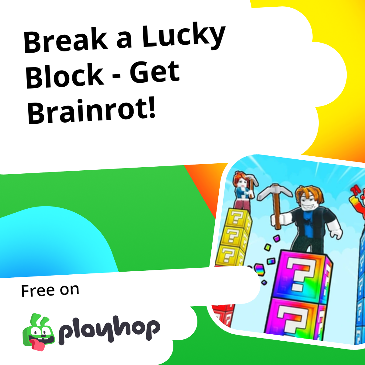 Break a Lucky Block - Get Brainrot!: Play Online For Free On Playhop