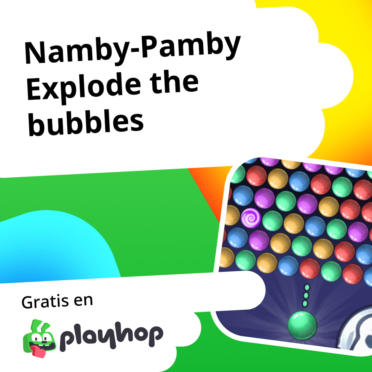 Namby-Pamby Explode the bubbles (por Cosmo Studio Games): Juega Gratis Online en Playhop