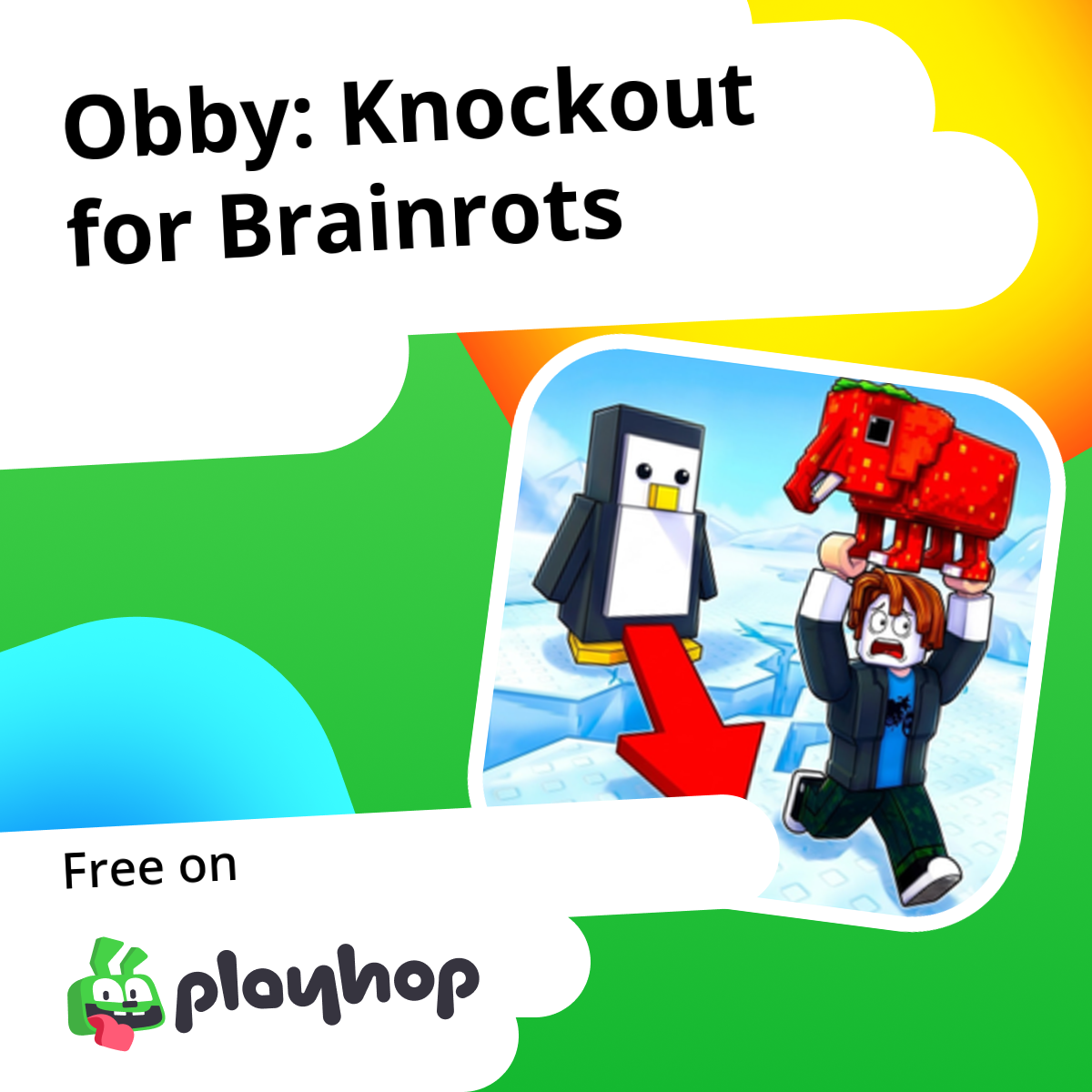 Obby: Knockout for Brainrots: Play Online For Free On Playhop