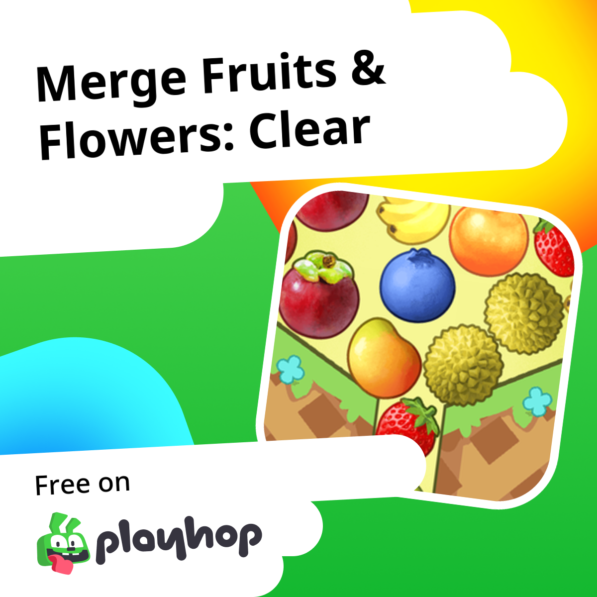 Merge Fruits & Flowers: Clear: Play Online For Free On Playhop