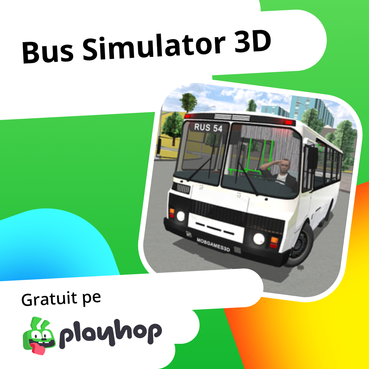 Bus Simulator 3D: Joacă Online Gratuit pe Playhop