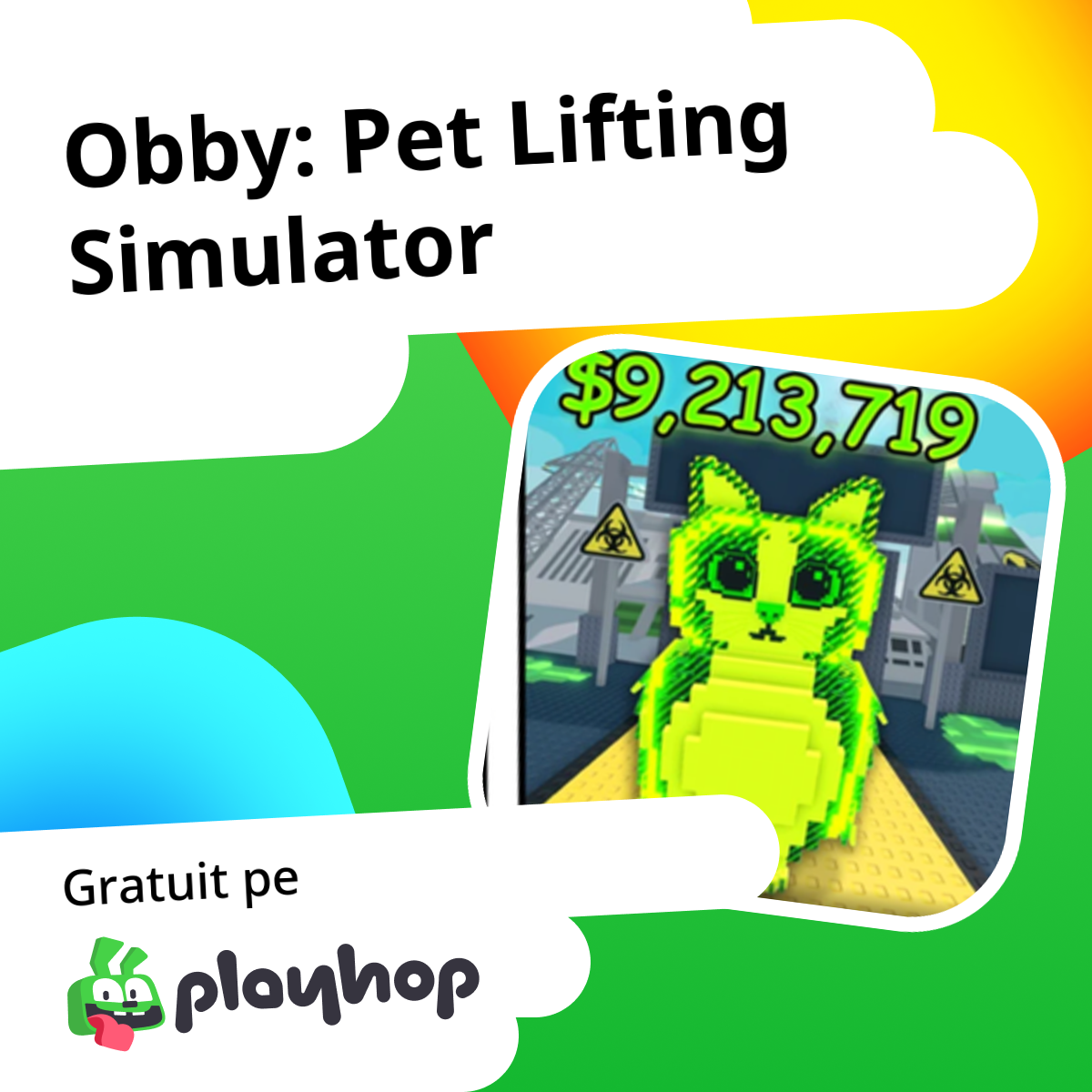 Obby: Pet Lifting Simulator: Joacă Online Gratuit pe Playhop