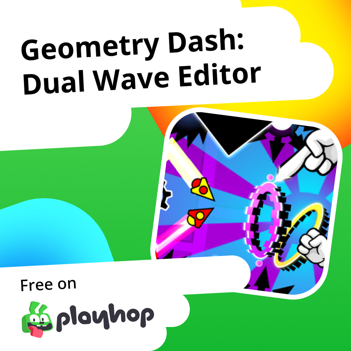 Geometry Dash: Dual Wave Editor (by Kokim): Play Online For Free On Playhop