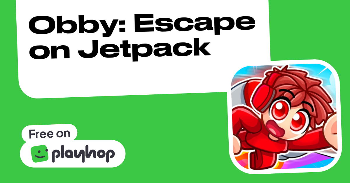 Obby: Escape on Jetpack (per RusDev): Juega Gratis Online en Playhop