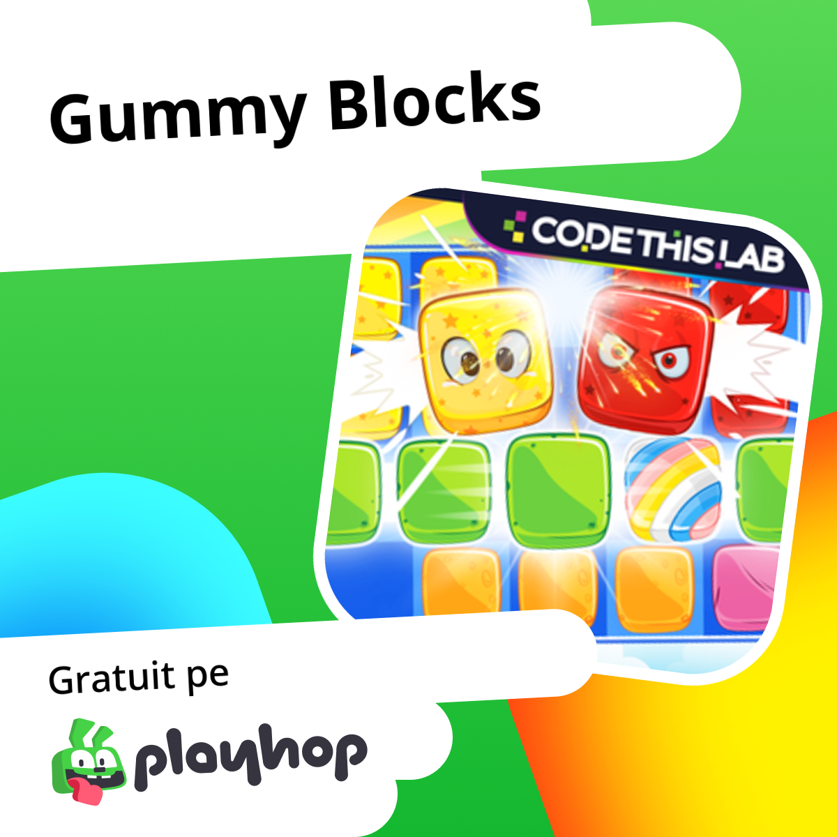 Gummy Blocks (de CodeThisLab): Joacă Online Gratuit Pe Playhop