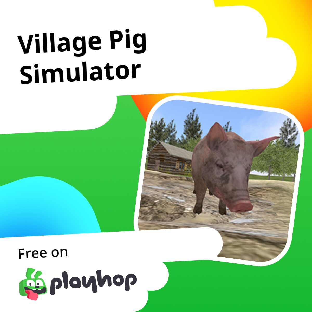 Village Pig Simulator (بواسطة MEGA MOZG): العب على الإنترنت مجانًا على ...