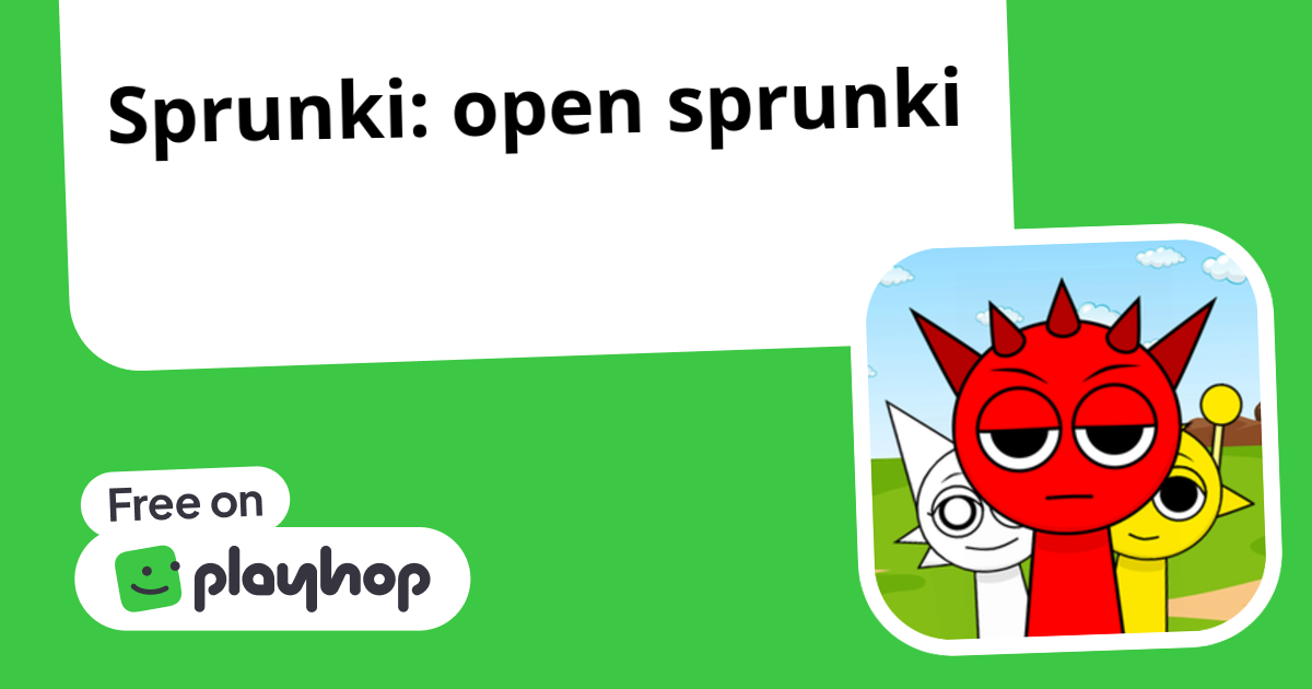 Sprunki: open sprunki (بواسطة 8bit Ins.): العب على الإنترنت مجانًا على ...