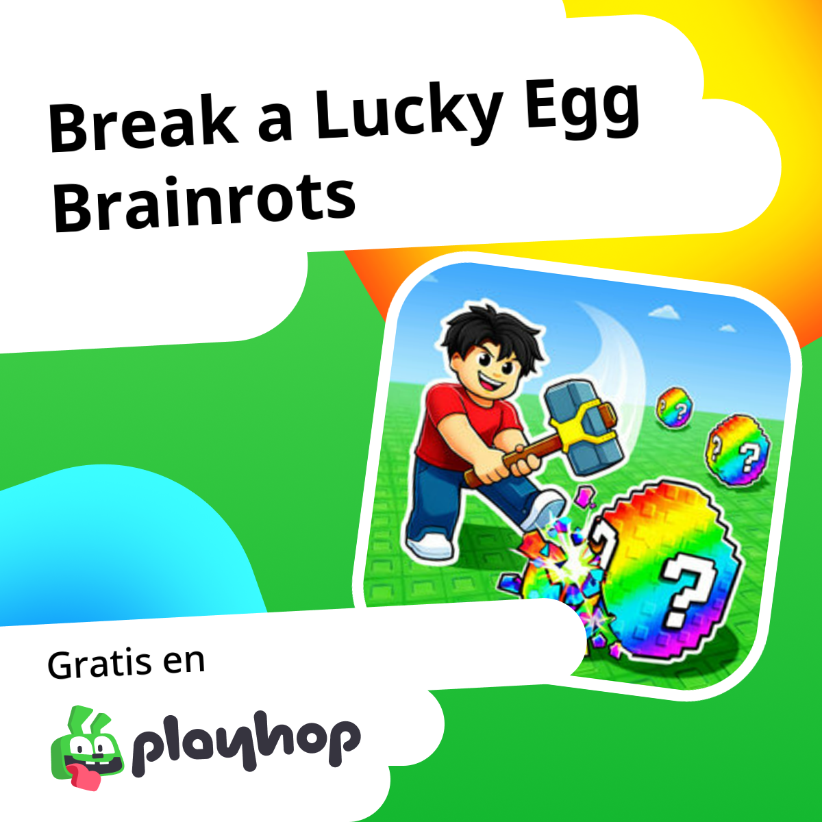 Break a Lucky Egg Brainrots: Juega en línea gratis en Playhop