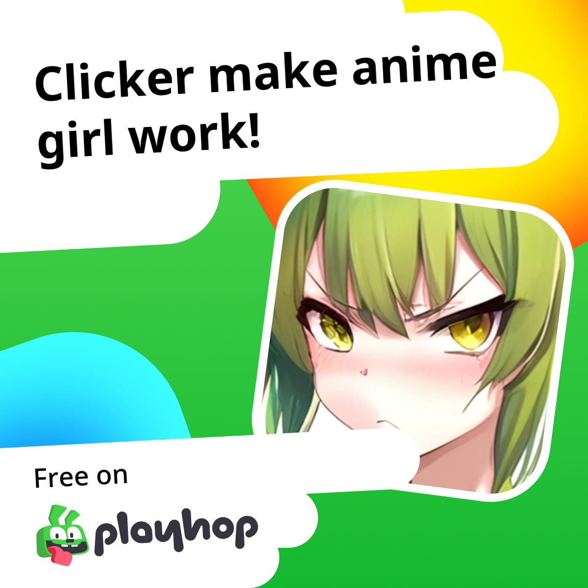 Clicker make anime girl work!: Play Online For Free On Playhop