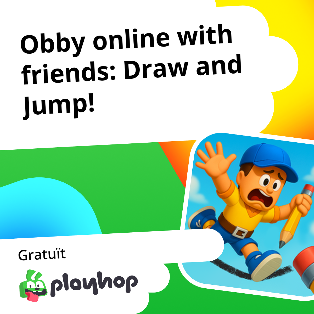 Obby online with friends: Draw and Jump! (per Eccentric): Jugar En ...