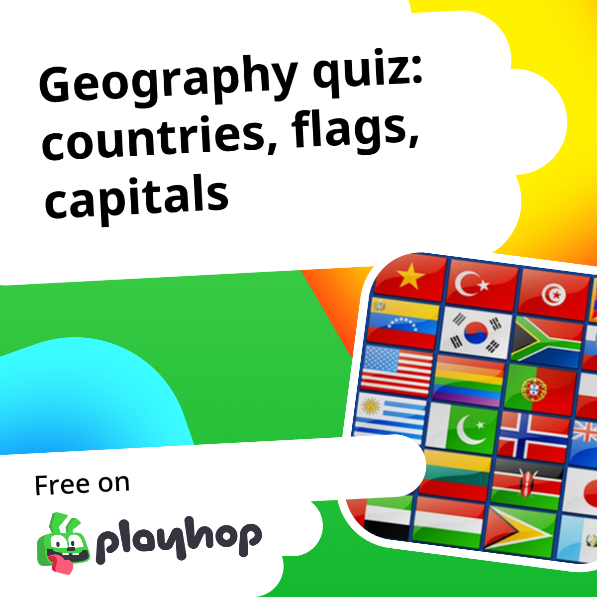 Geography quiz: countries, flags, capitals (by RandomGames): Play ...