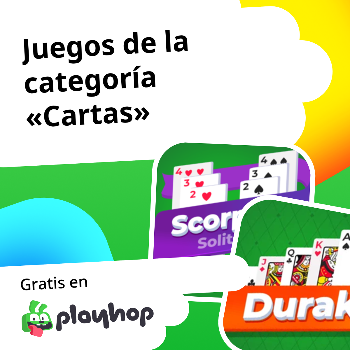 Juegos de Cartas Online 🃏 Juega gratis en Playhop