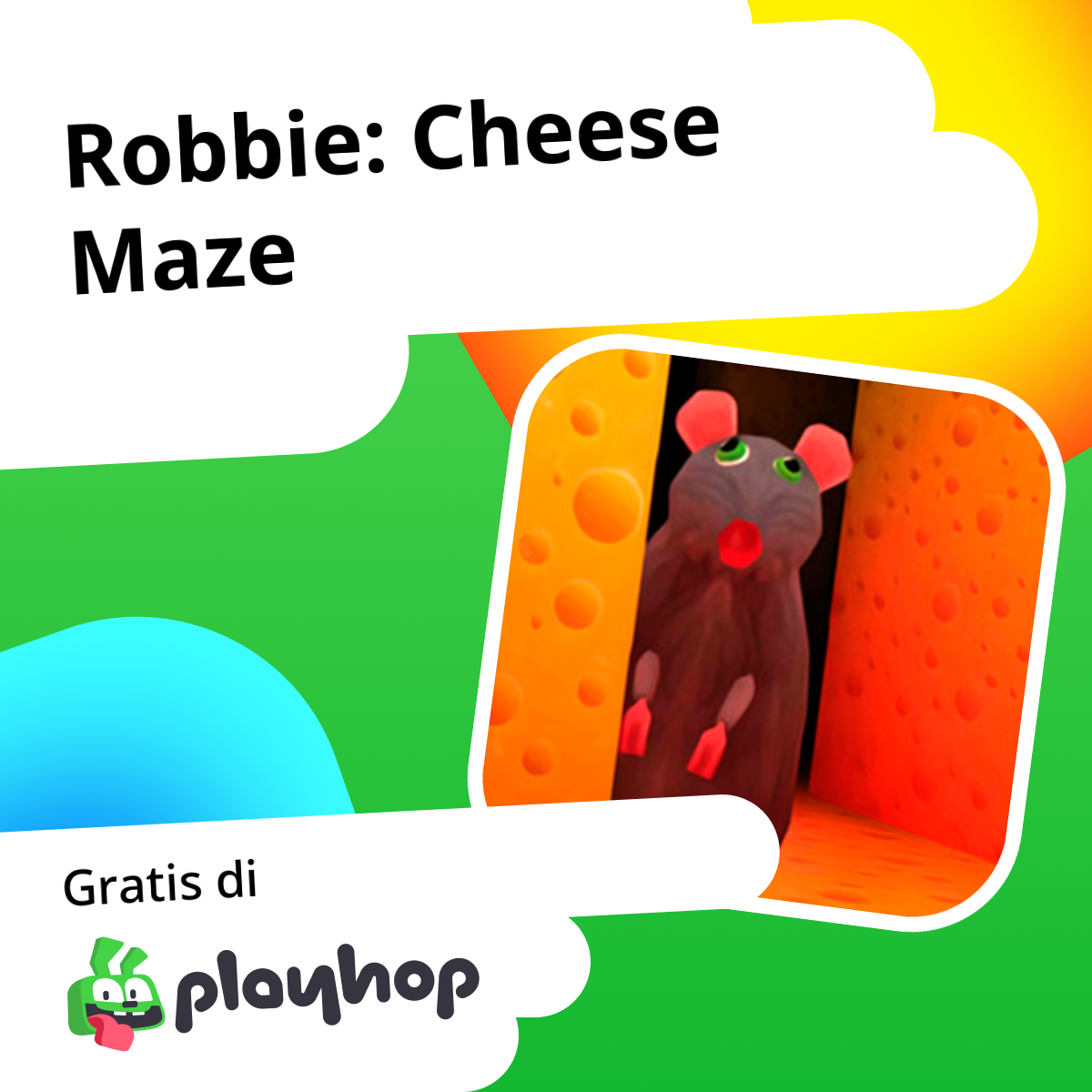 Robbie: Cheese Maze: Main Gratis Online di Playhop