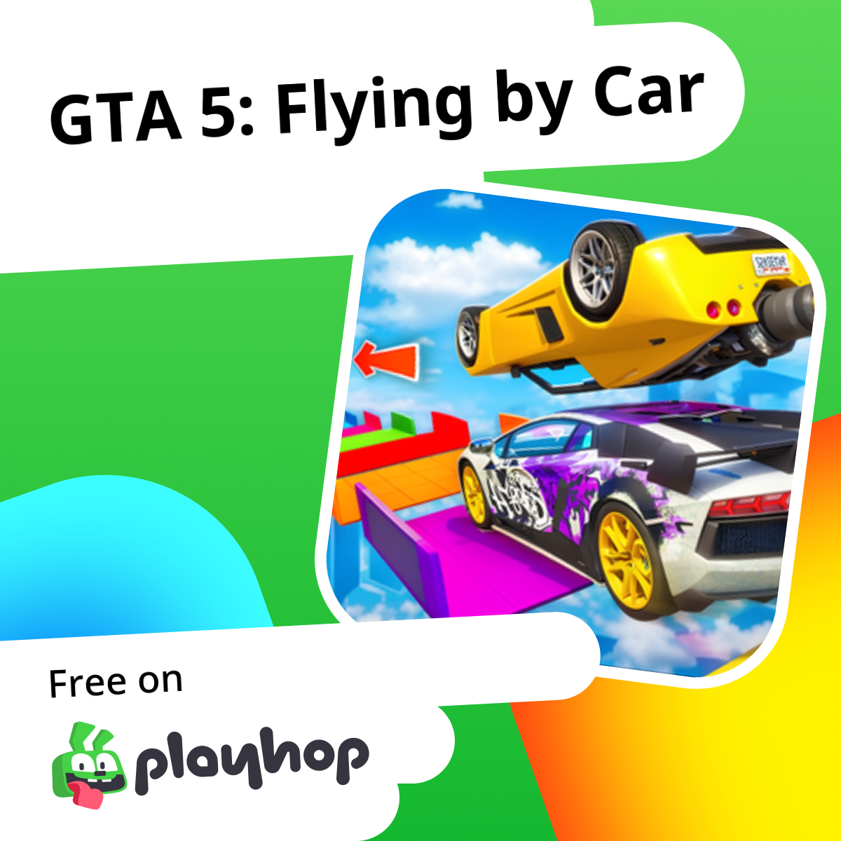 GTA 5: Flying by Car: Play Online For Free On Playhop