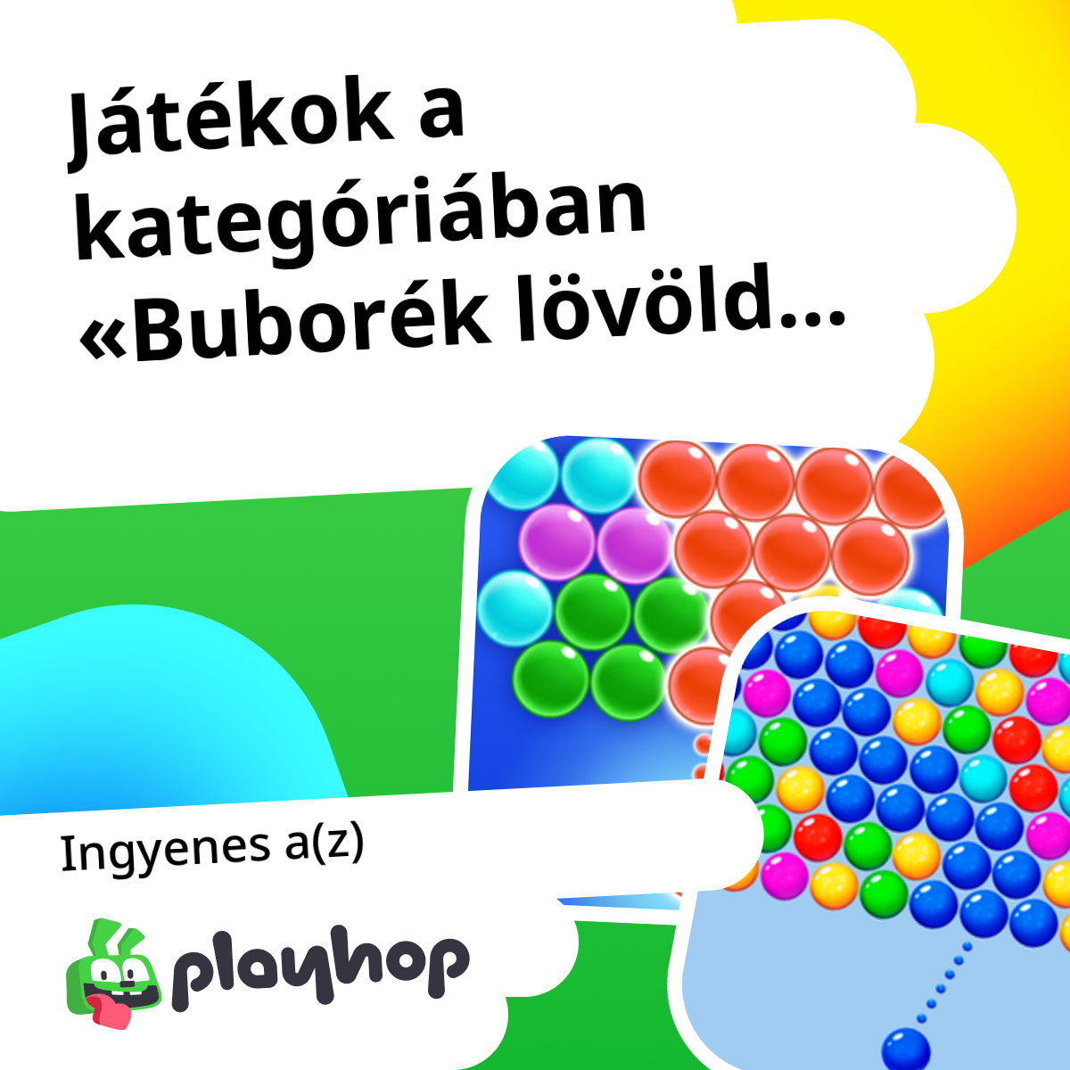 Bubble shooters játékok Online: Játssz Ingyen Playhop