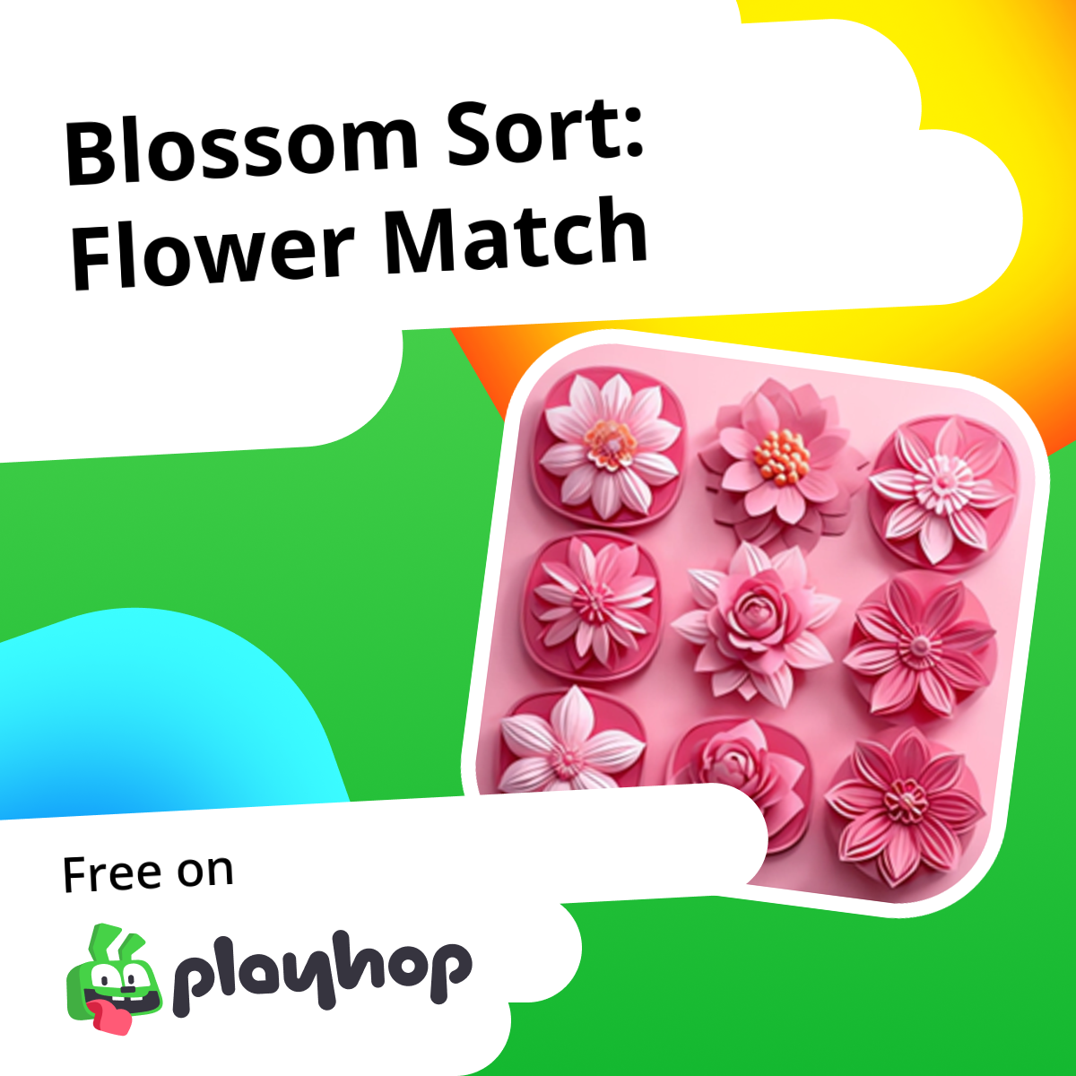 Blossom Sort: Flower Match: Play Online For Free On Playhop
