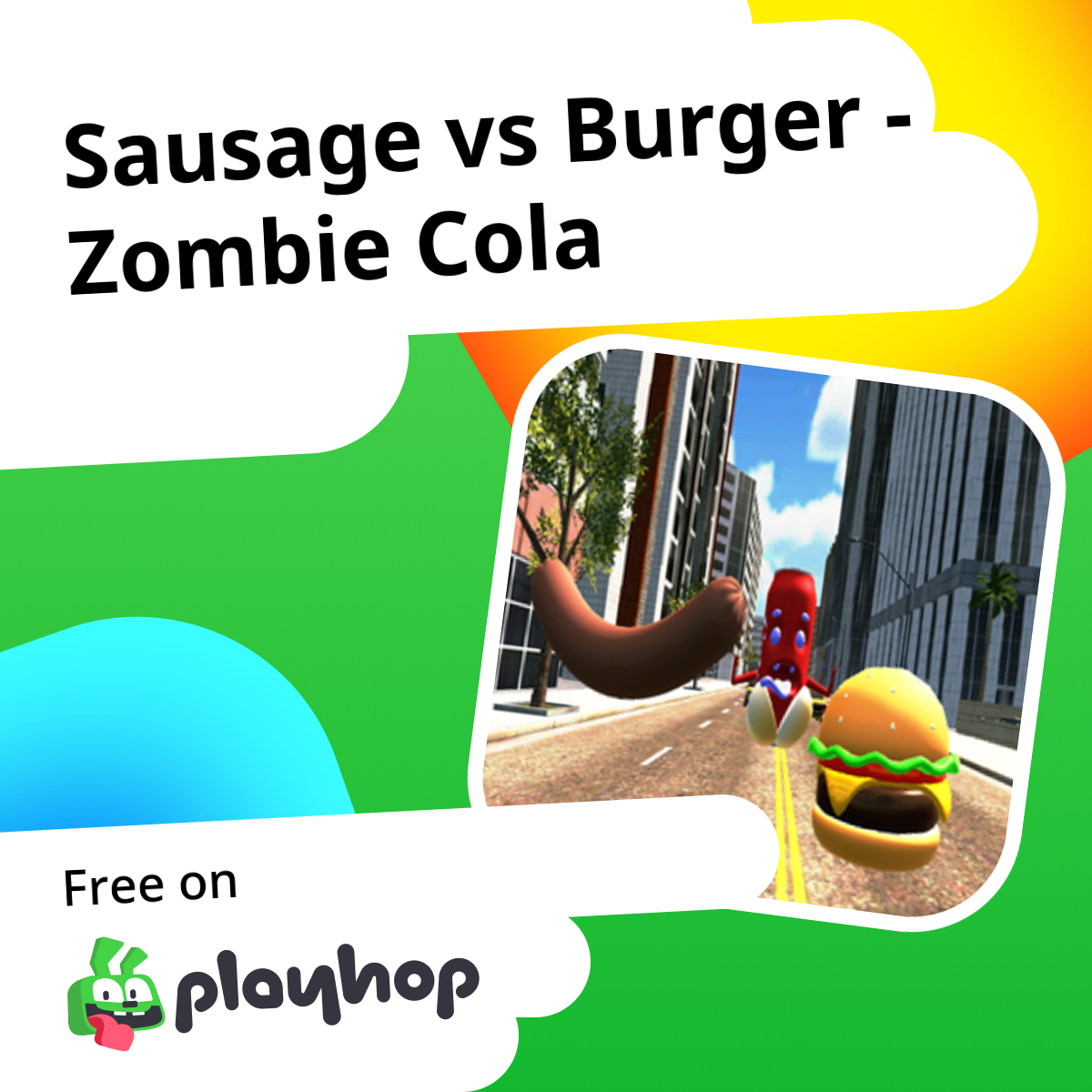 Sausage vs Burger - Zombie Cola: Play Online For Free On Playhop