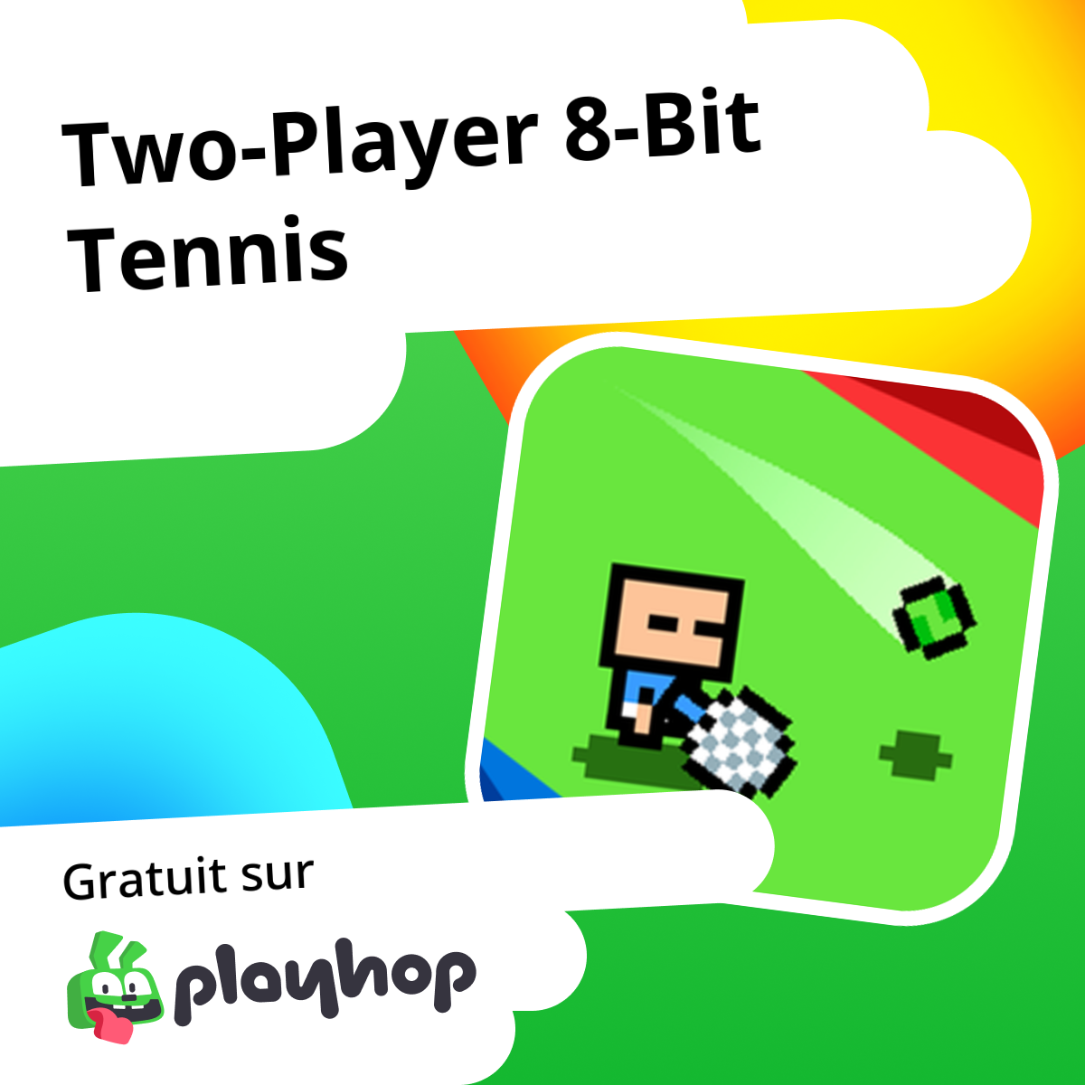 Two-Player 8-Bit Tennis (par Black Cat): Jouez En Ligne Gratuitement ...