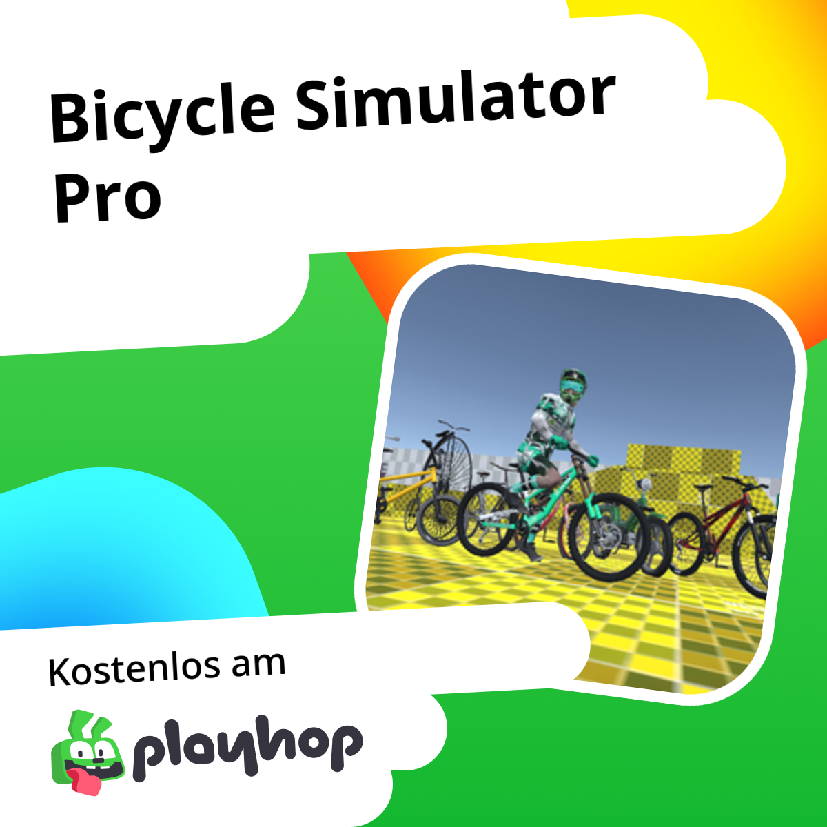 Bicycle Simulator Pro (von AltTab3000): Spiele kostenlos online auf Playhop
