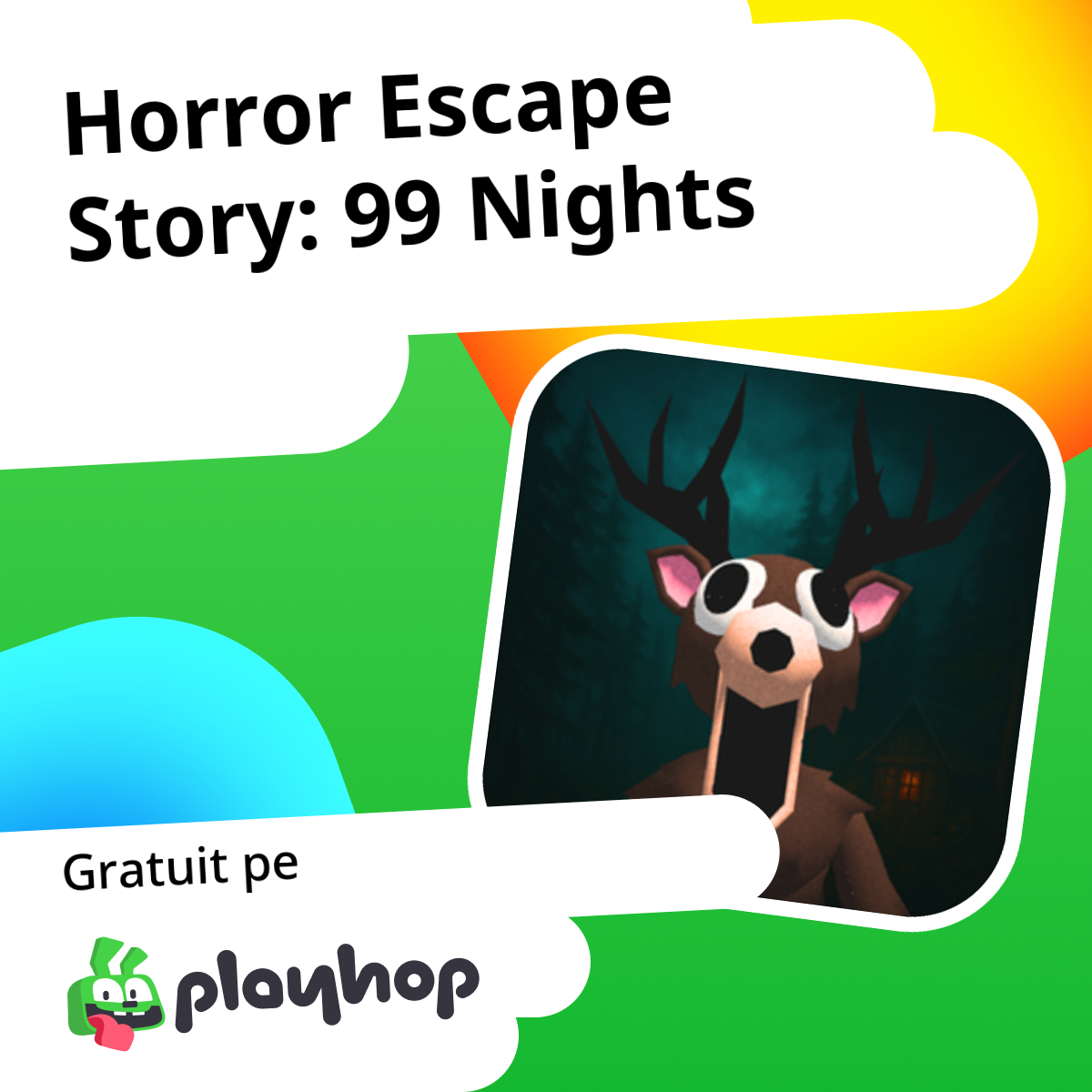 Horror Escape Story: 99 Nights: Joacă Online Gratuit pe Playhop