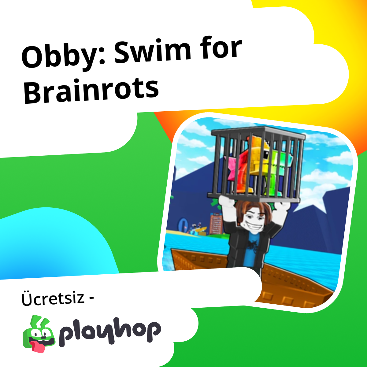 Obby: Swim for Brainrots: Playhop'da Ücretsiz Çevrimiçi Oynayın