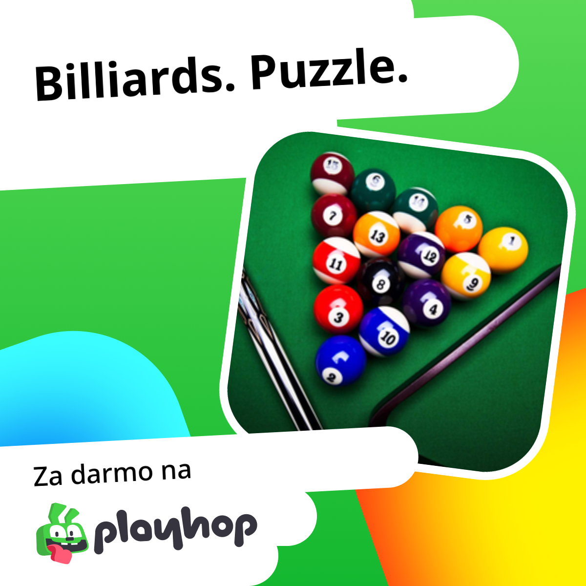 Billiards. Puzzle. (przez AnotherOne): Graj Online Za Darmo Na Playhop