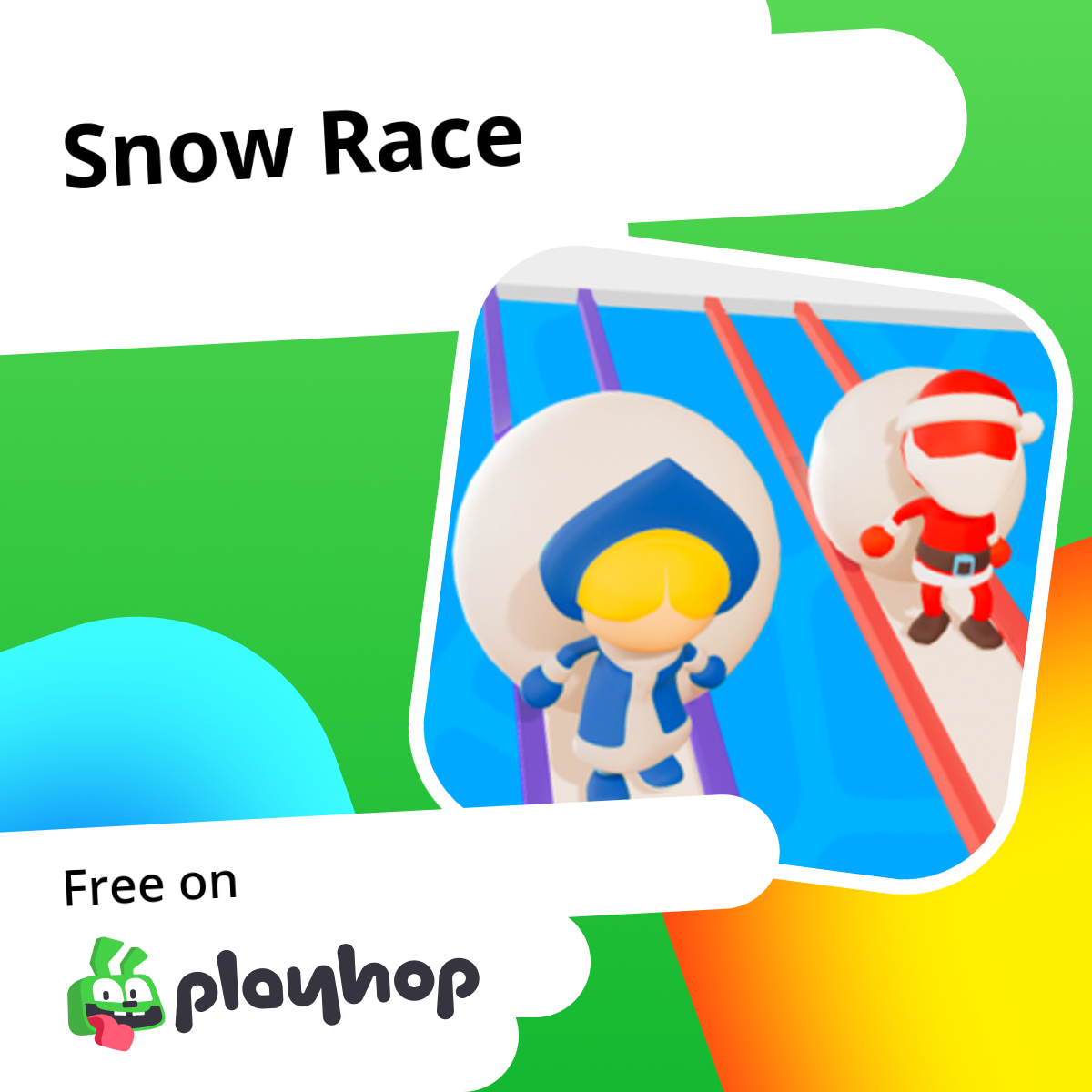 Snow Race: Play Online For Free On Playhop