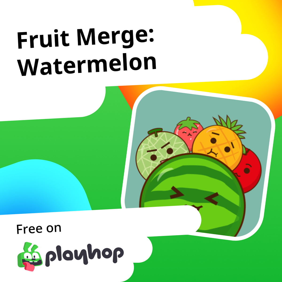 Fruit Merge: Watermelon (by SmartLynx): Play Online For Free On Playhop