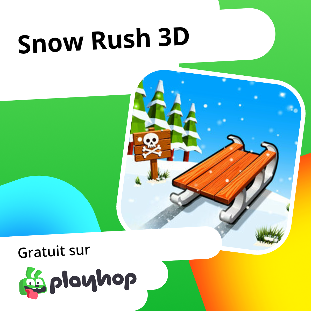 Snow Rush 3D (par gameVgames): Jouez En Ligne Gratuitement Sur Playhop