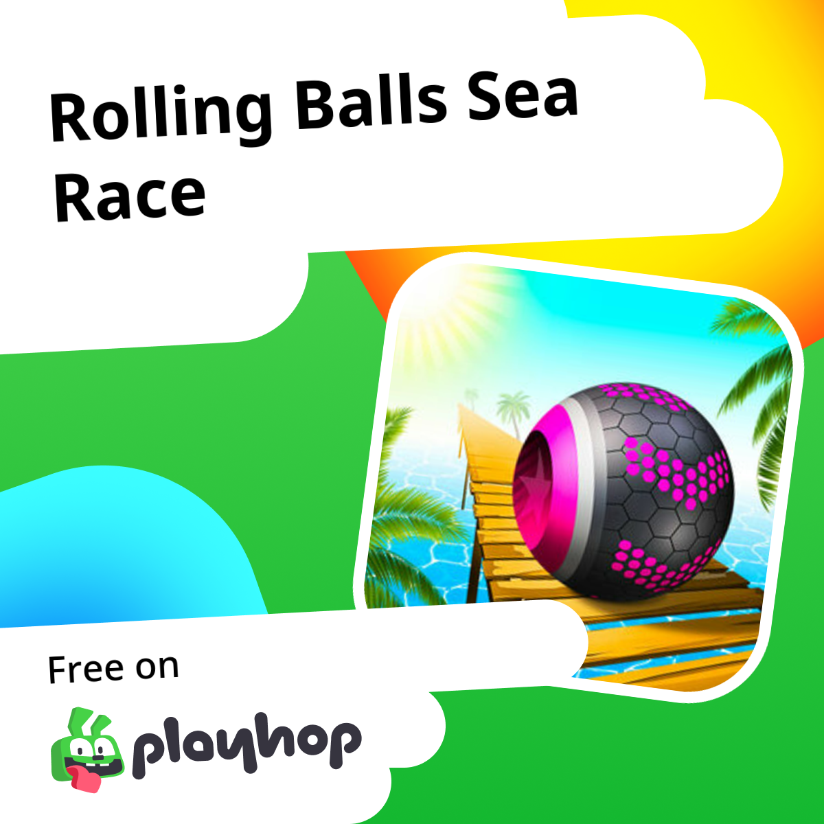 Rolling Balls Sea Race (by gameVgames): Play Online For Free On Playhop