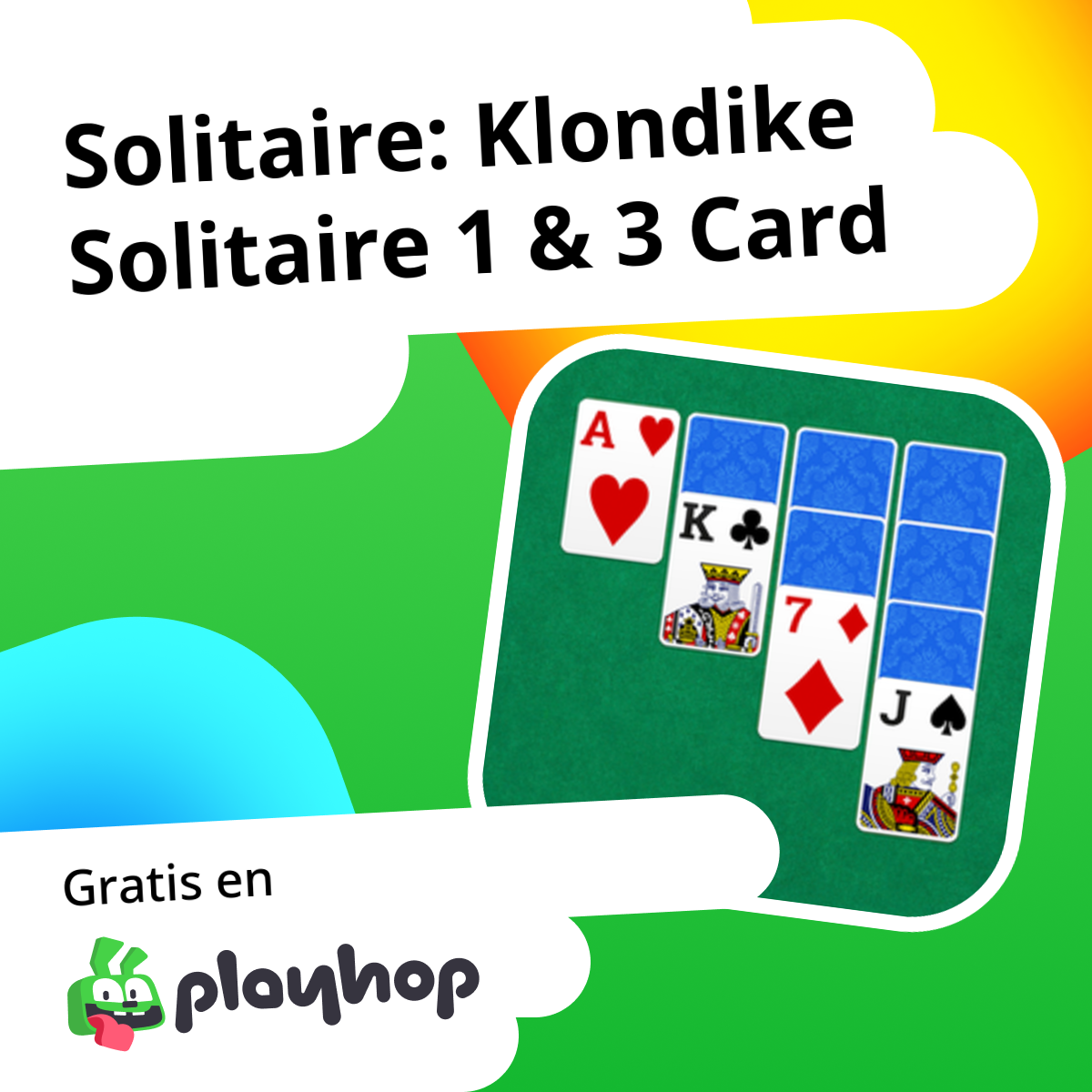Solitaire: Klondike Solitaire 1 & 3 Card (per Den Maluen): Juega Gratis Online en Playhop