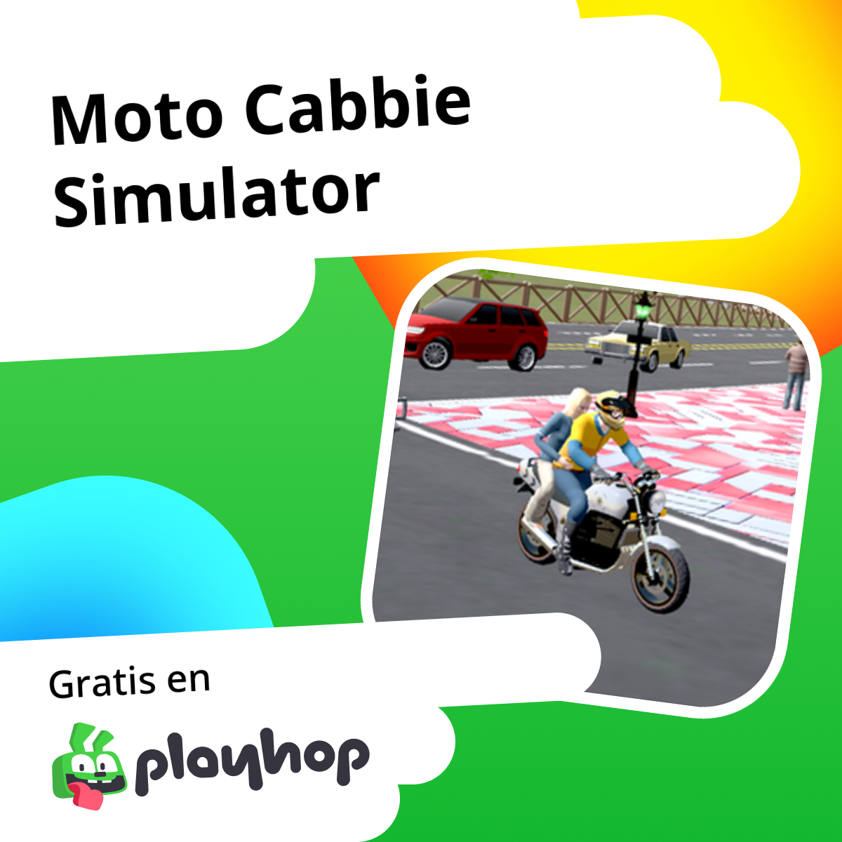 Moto Cabbie Simulator (per Instant Games Studio): Juega Gratis Online en Playhop