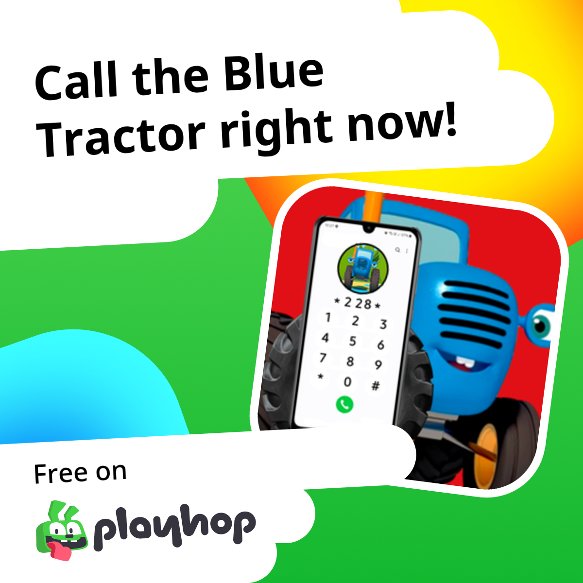 Call the Blue Tractor right now! (by Sinnij kotik): Play Online For ...
