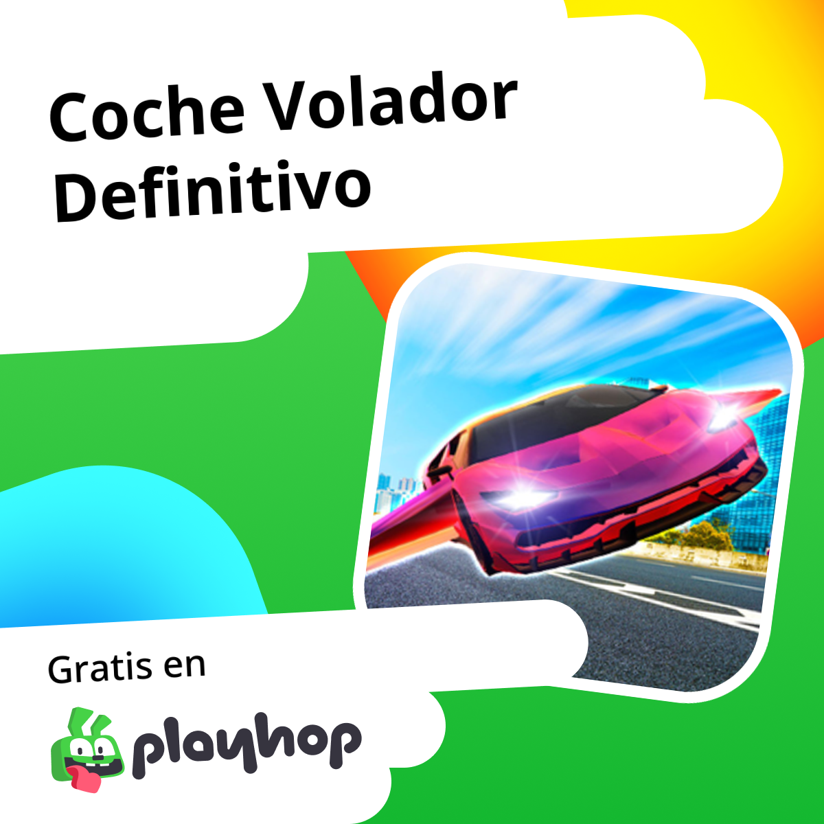 Coche Volador Definitivo: Juega en línea gratis en Playhop
