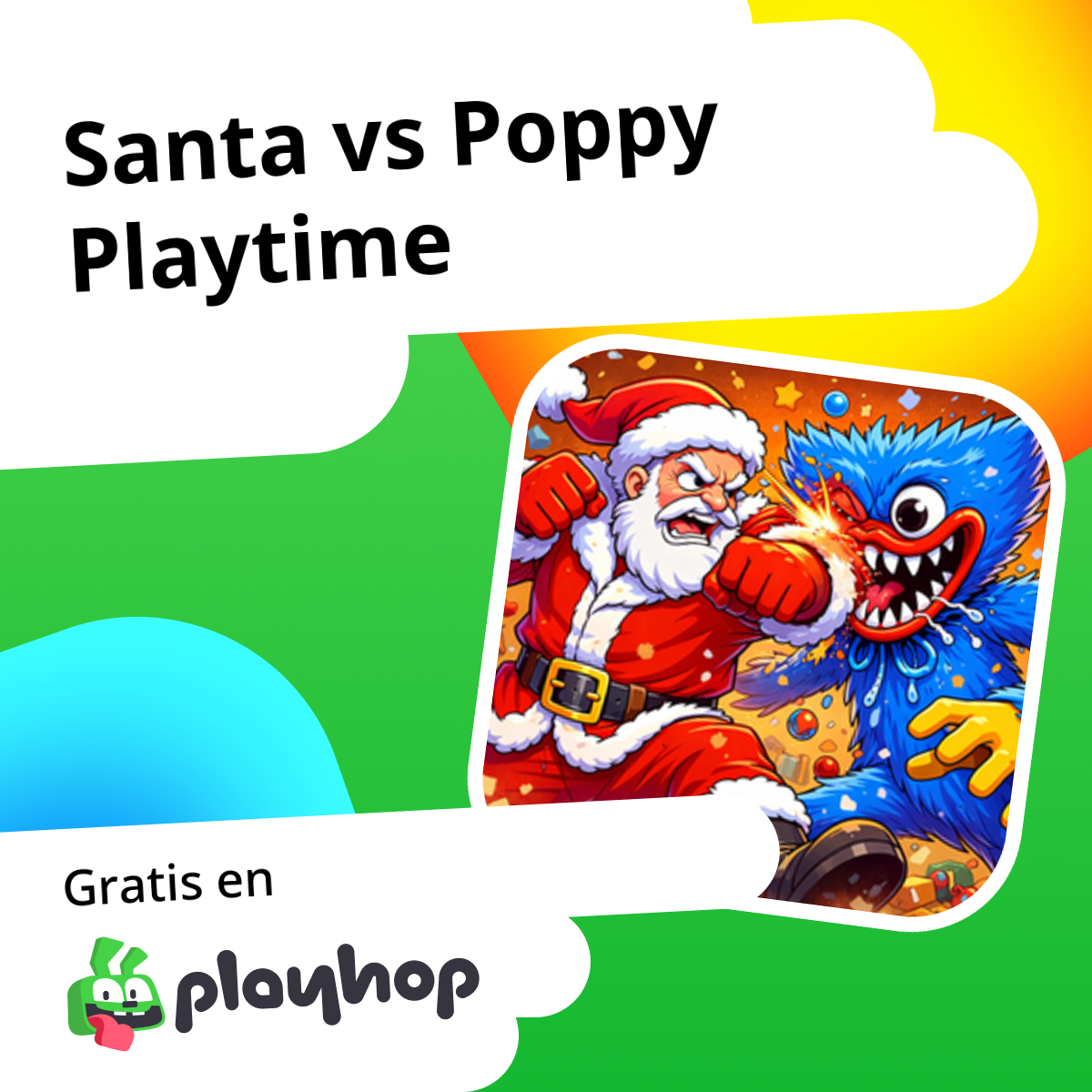 Santa vs Poppy Playtime (por Gaslighter): Juega Gratis Online en Playhop