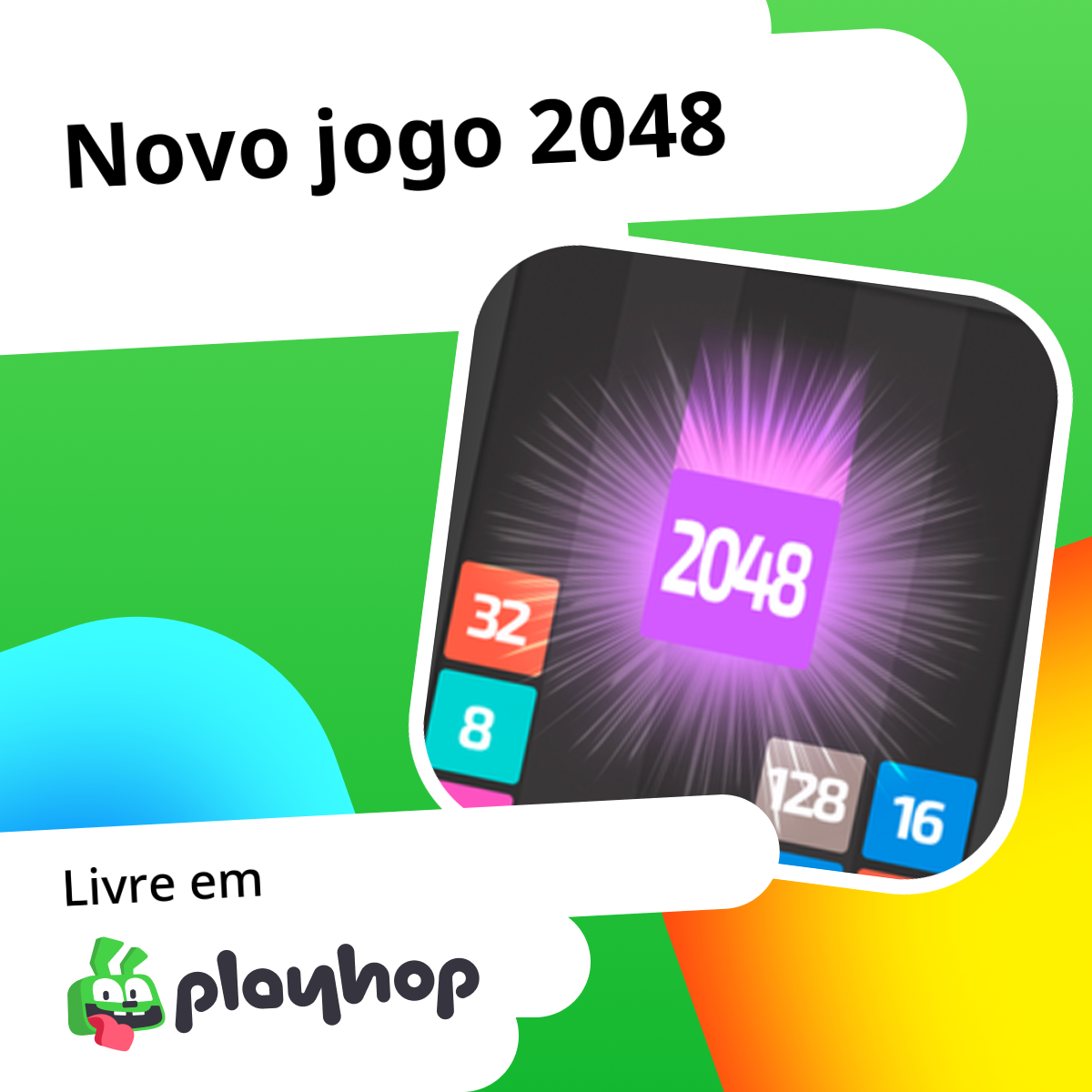 Novo jogo 2048: Jogue Online Grátis no Playhop