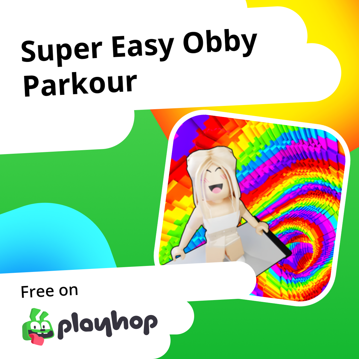 Super Easy Obby Parkour (by CAYN): Play Online For Free On Playhop