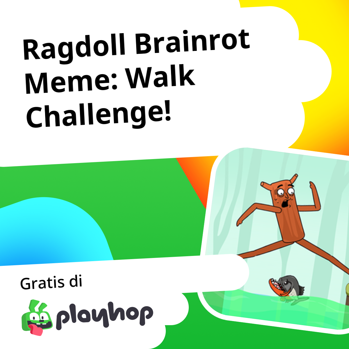 Ragdoll Brainrot Meme: Walk Challenge! (oleh Popik): Mainkan Gratis ...