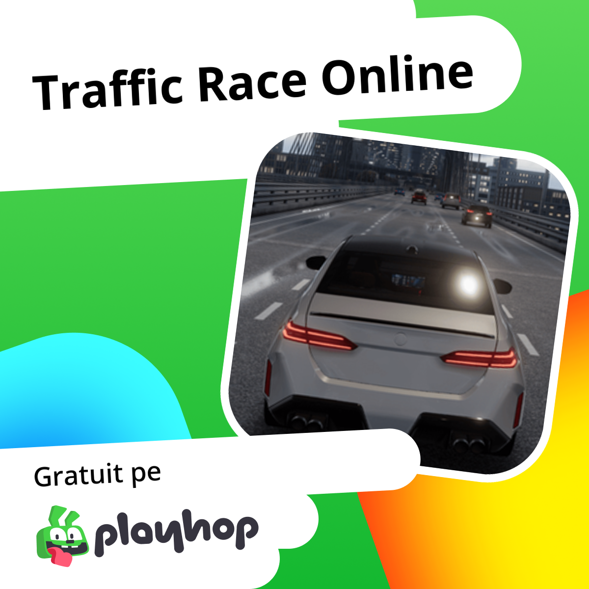 Traffic Race Online: Joacă Online Gratuit pe Playhop