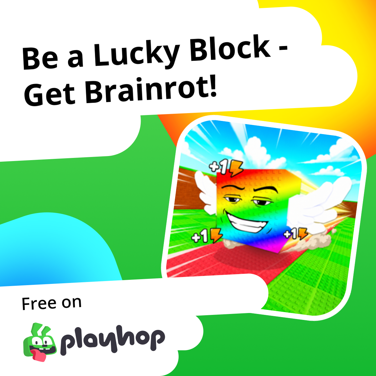 Be a Lucky Block - Get Brainrot!: Play Online For Free On Playhop