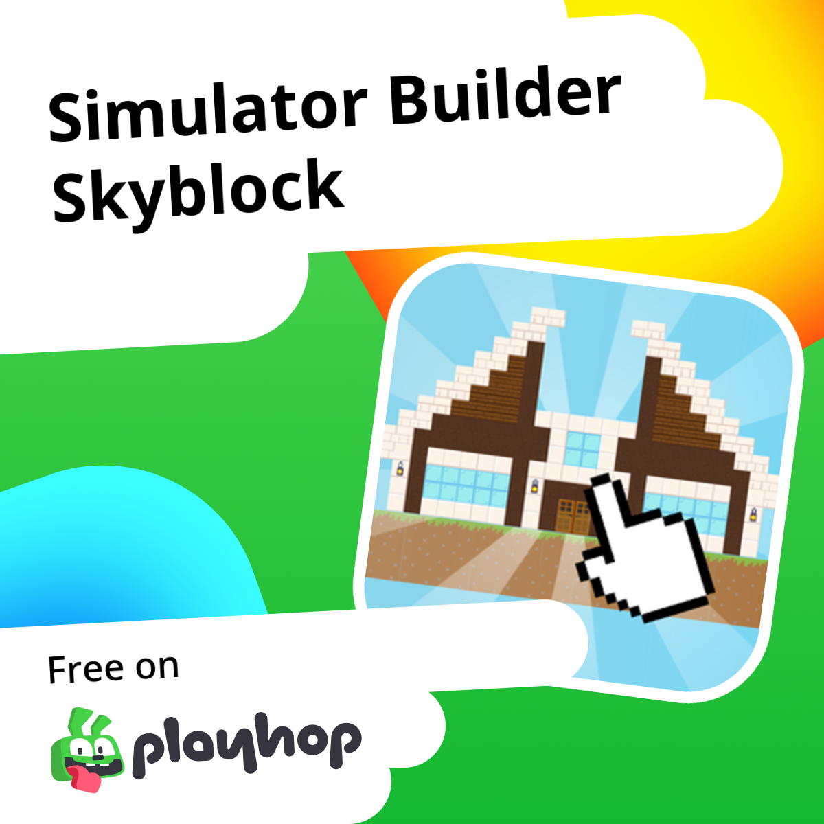 Simulator Builder Skyblock (بواسطة Vladislav Wise): العب على الإنترنت مجانًا على Playhop