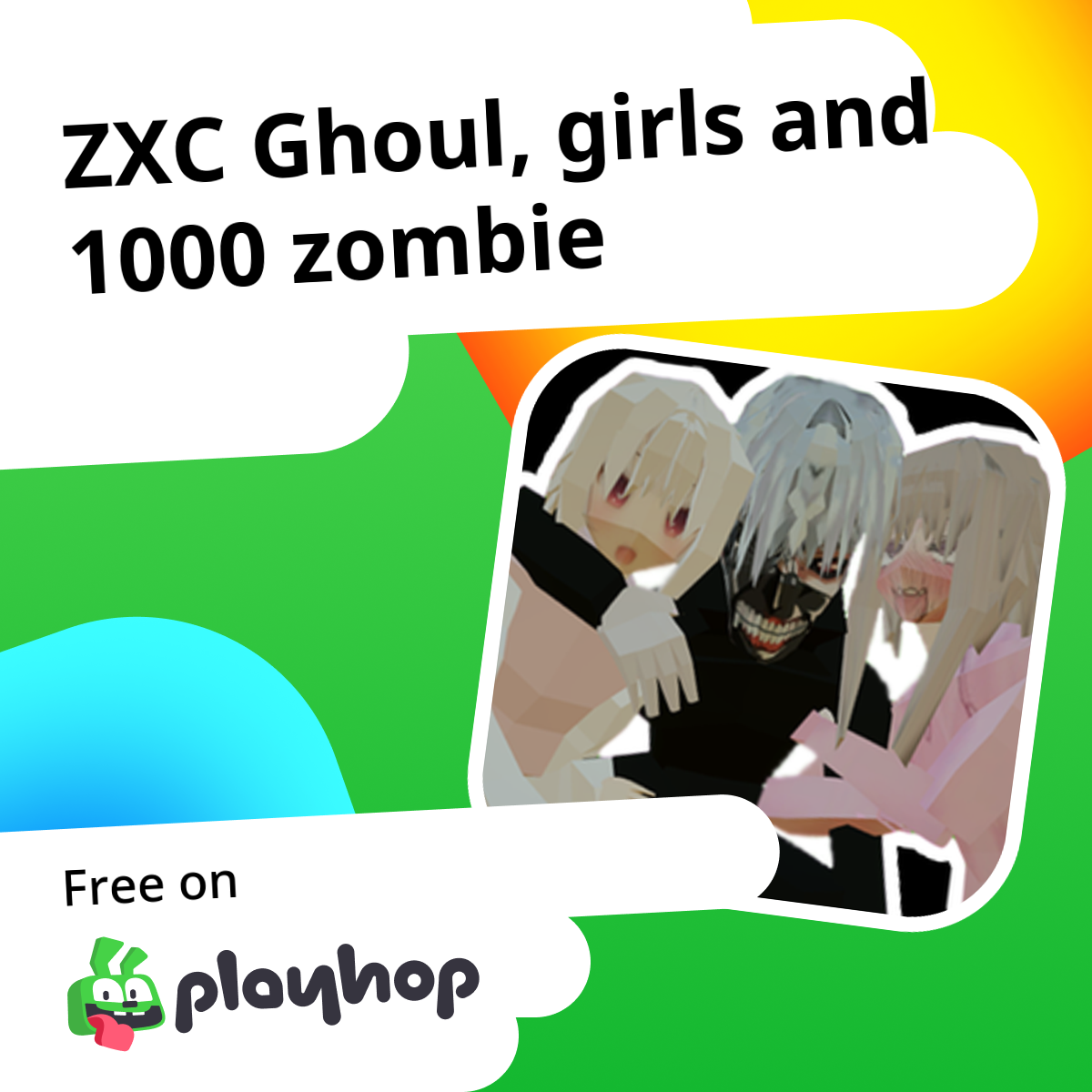 ZXC Ghoul, girls and 1000 zombie: Play Online For Free On Playhop