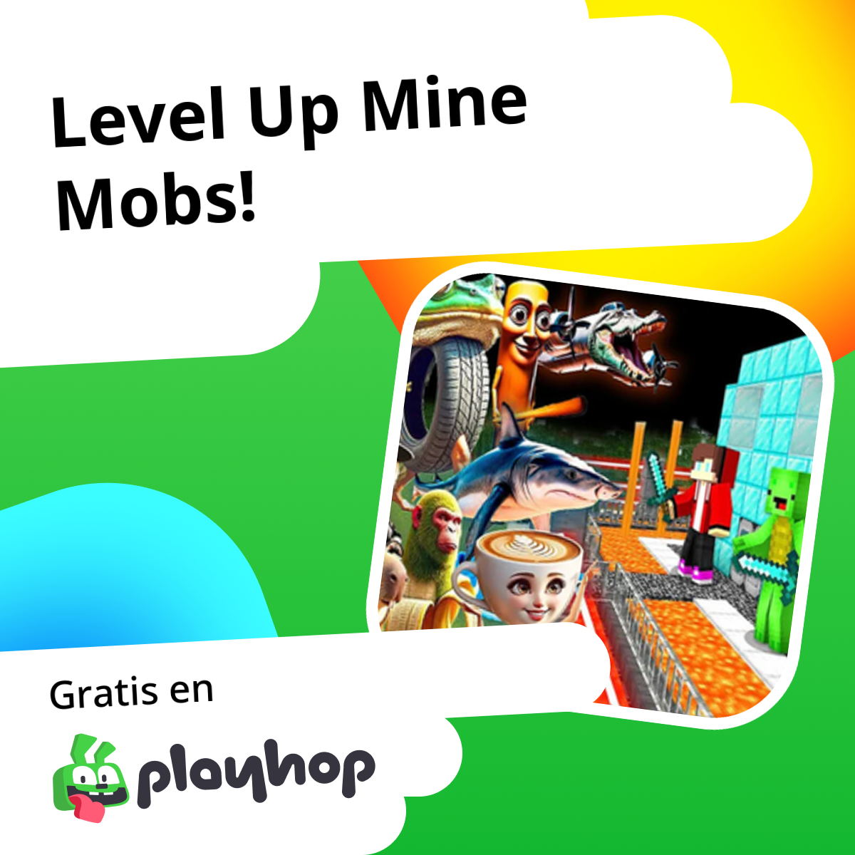 Level Up Mine Mobs! (por Sophie Games): Juega Gratis Online en Playhop