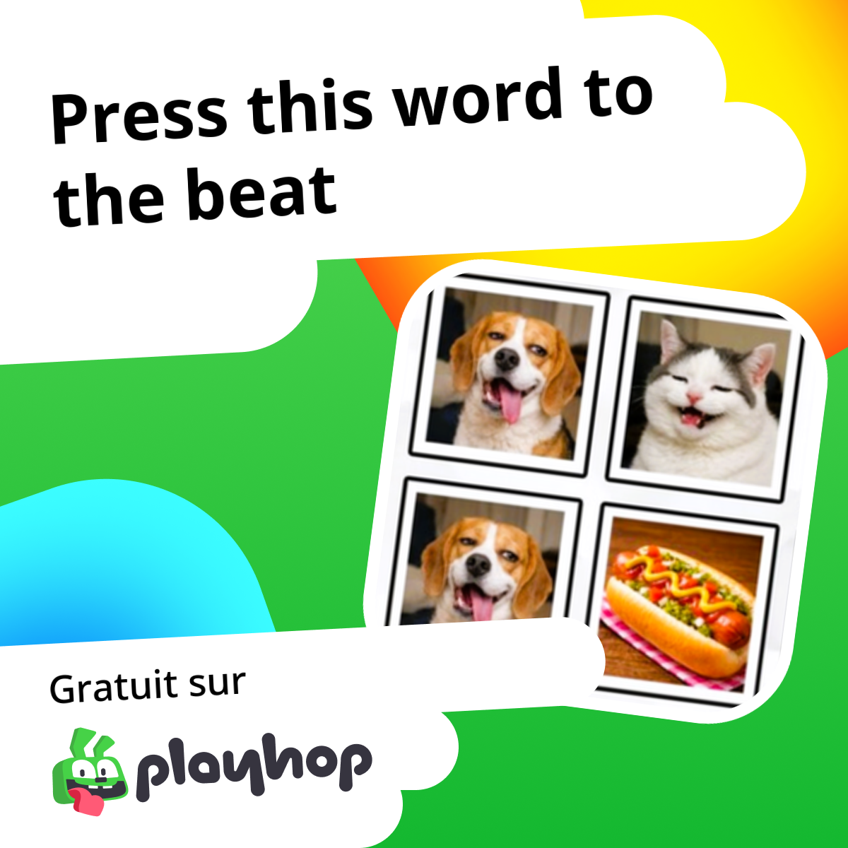 Press this word to the beat (par SergMakeGame): Jouez En Ligne ...
