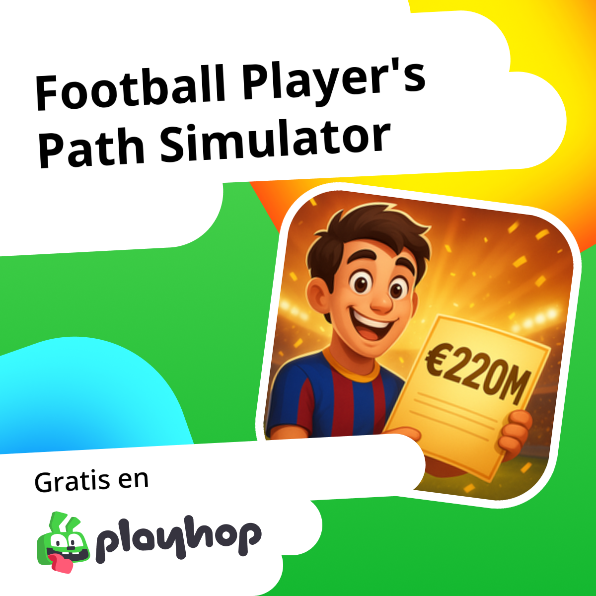 Football Player's Path Simulator: Juega en línea gratis en Playhop
