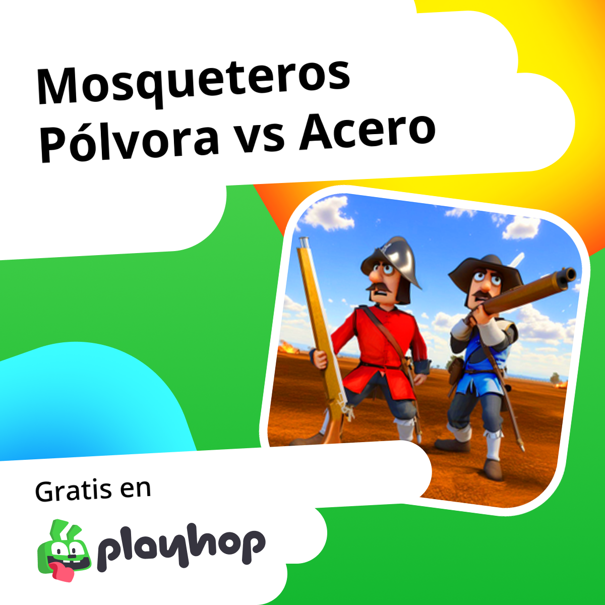 Mosqueteros Pólvora vs Acero: Juega en línea gratis en Playhop