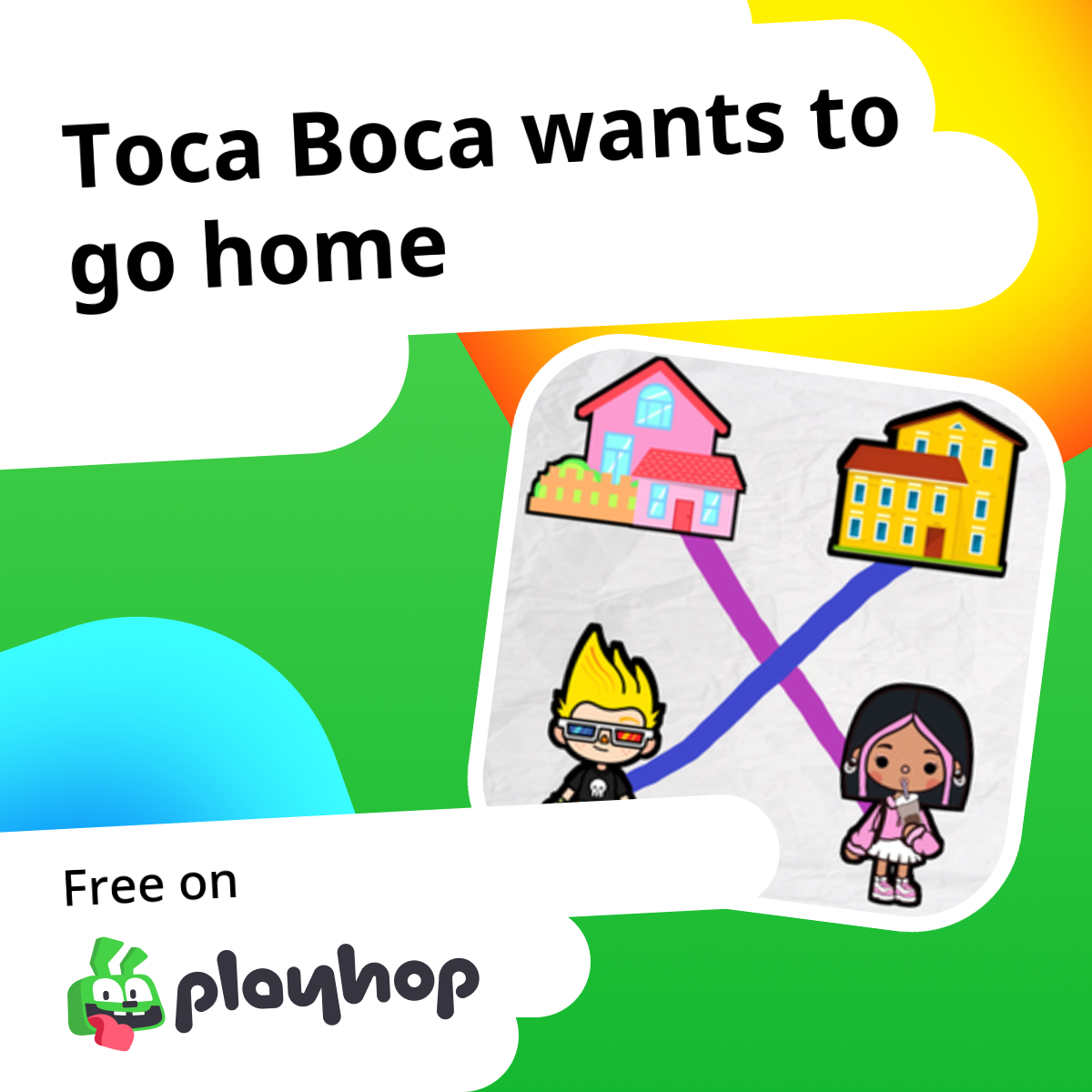 Toca Boca wants to go home (توسط PLOV): بازی آنلاین به صورت رایگان در ...