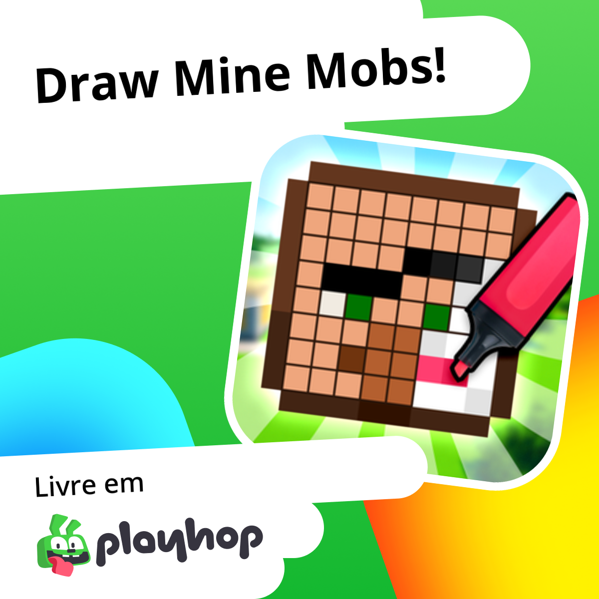 Draw Mine Mobs!: Jogue Online Grátis no Playhop