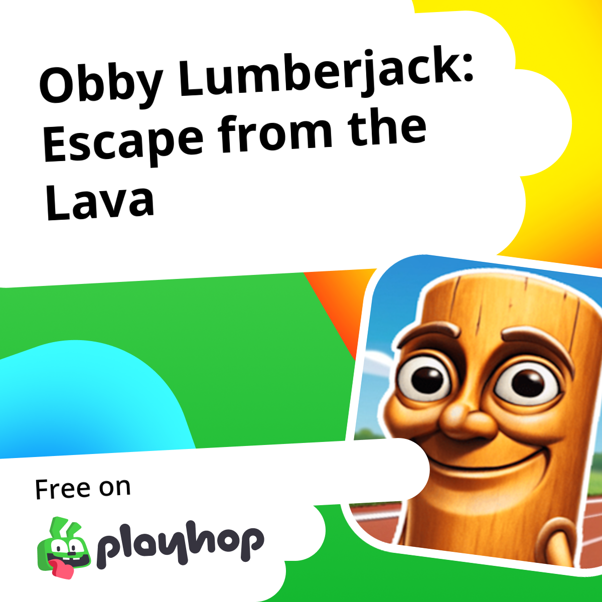 Obby Lumberjack: Escape from the Lava (by Avise Games): Play Online For ...